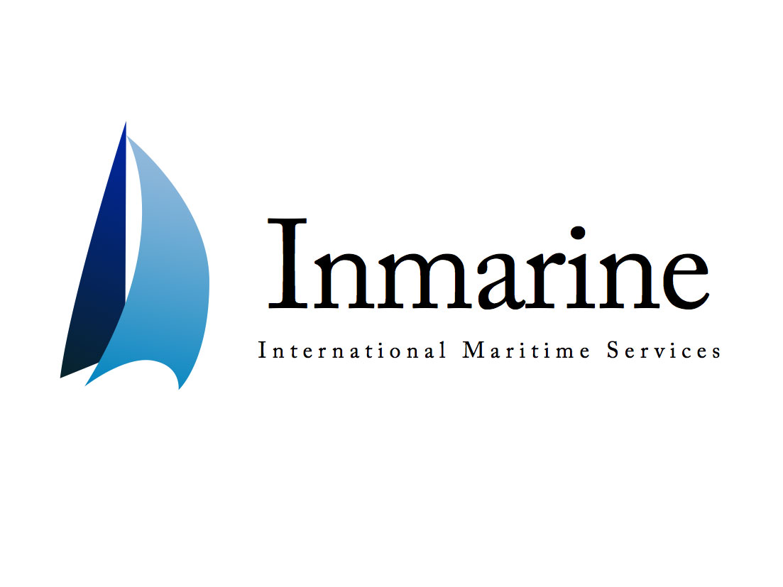 Logo for maritime service agency Inmarine — Designed by Anton Burmistrov