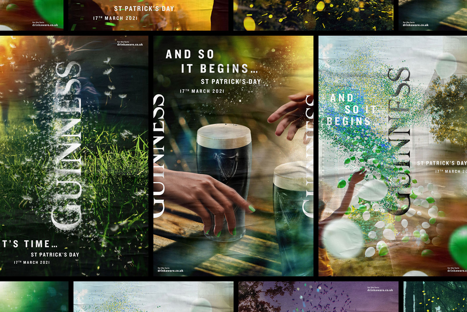 Outdoor and press ads for Guinness Saint Patrick’s Day 2021 — Designed ...