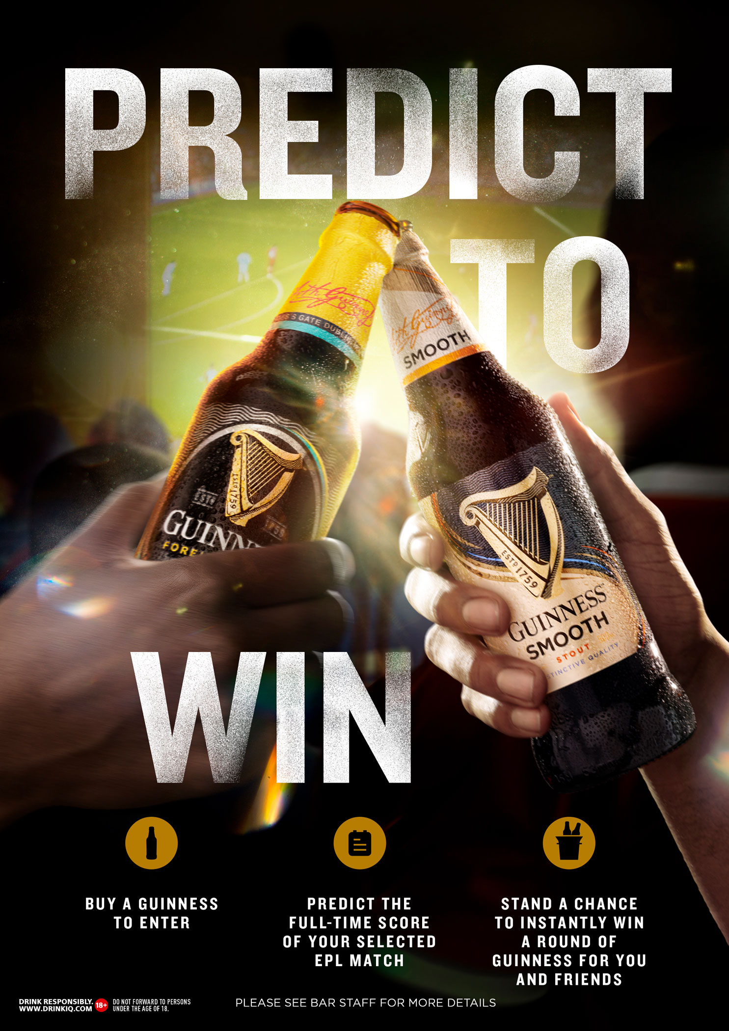“Everything is possible” campaign posters for Guinness Football ...