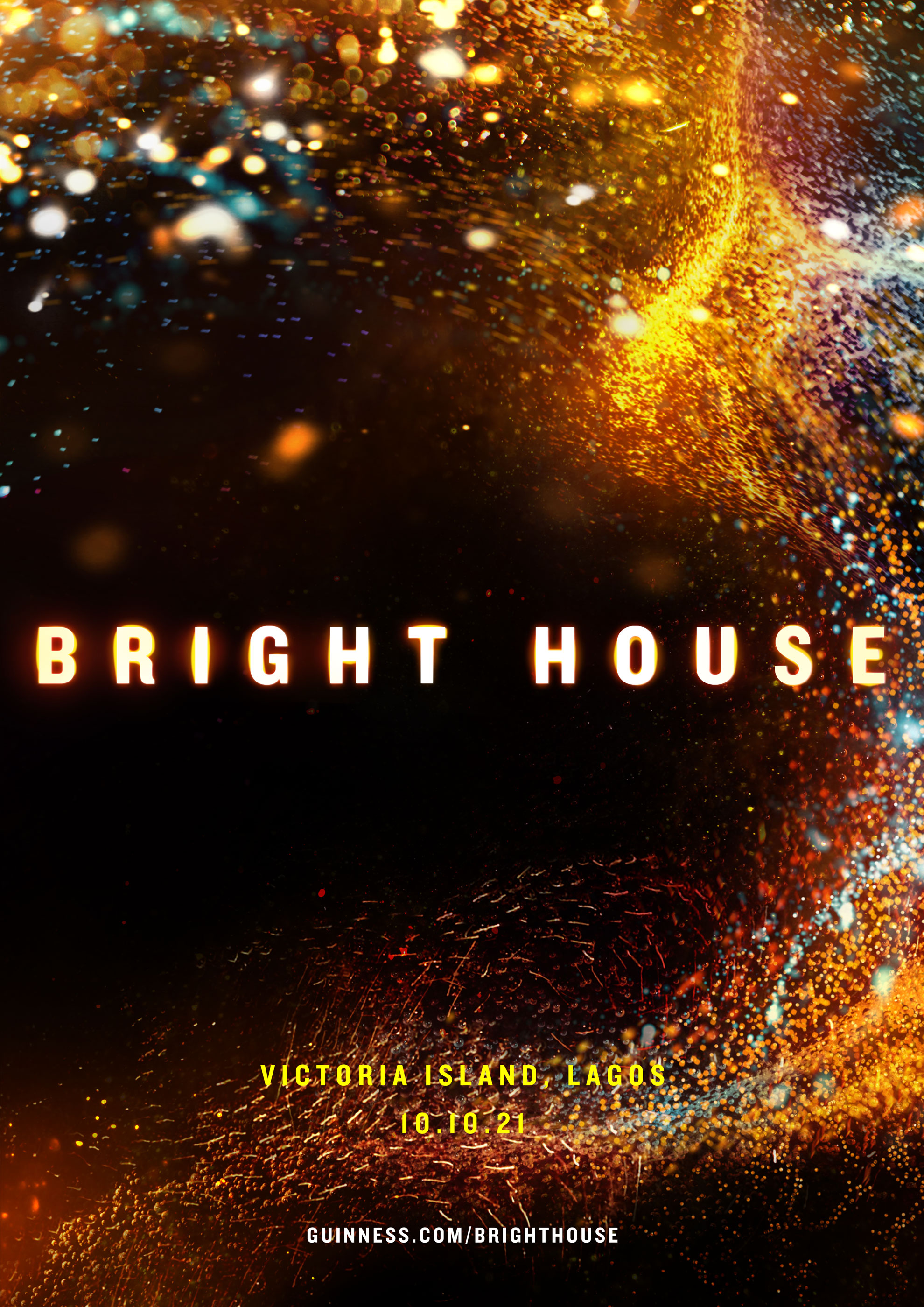Posters for Guinness Bright House — Designed by Anton Burmistrov