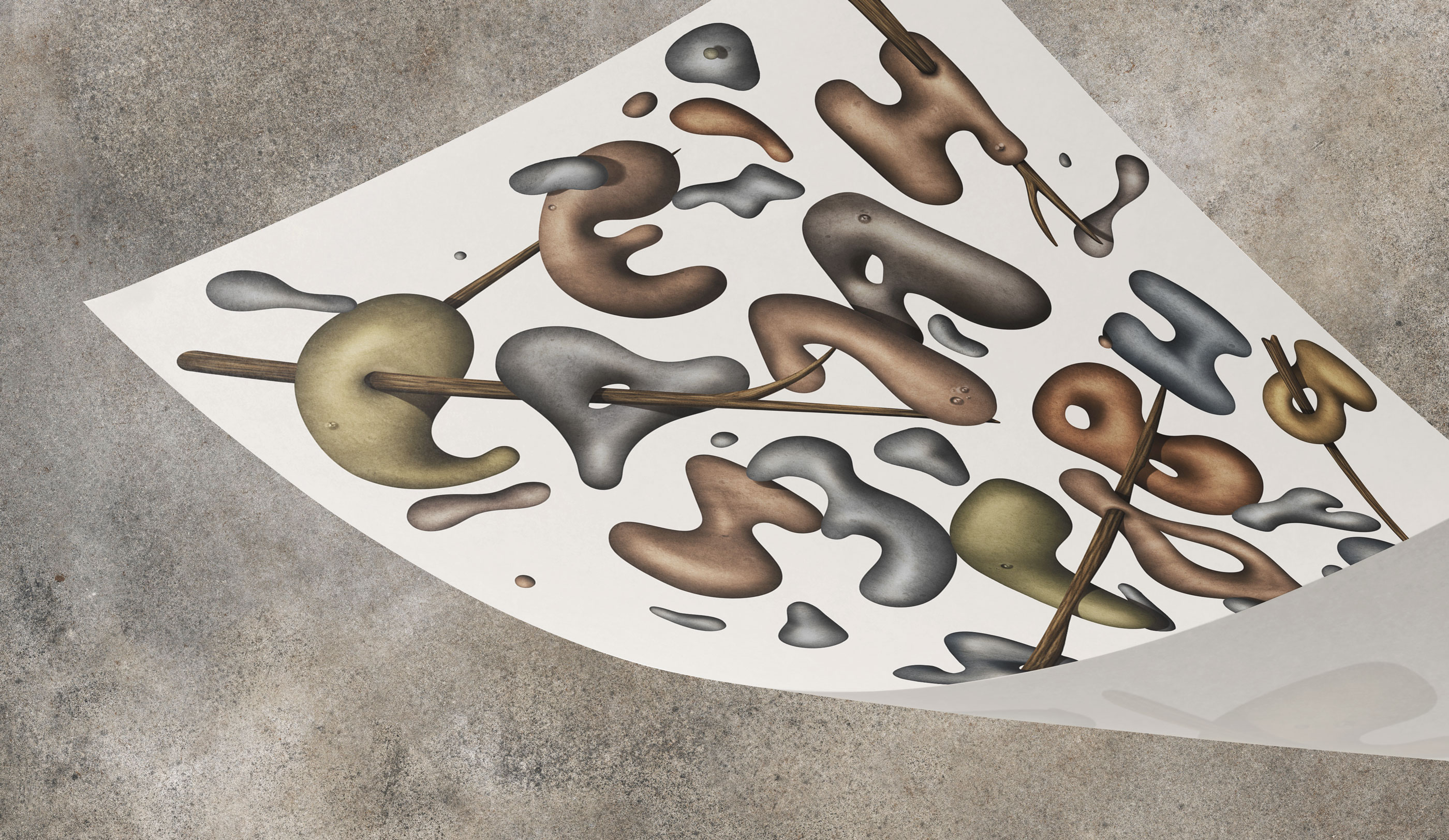 Decorative poster “Made of crap and sticks” — Designed by Anton Burmistrov