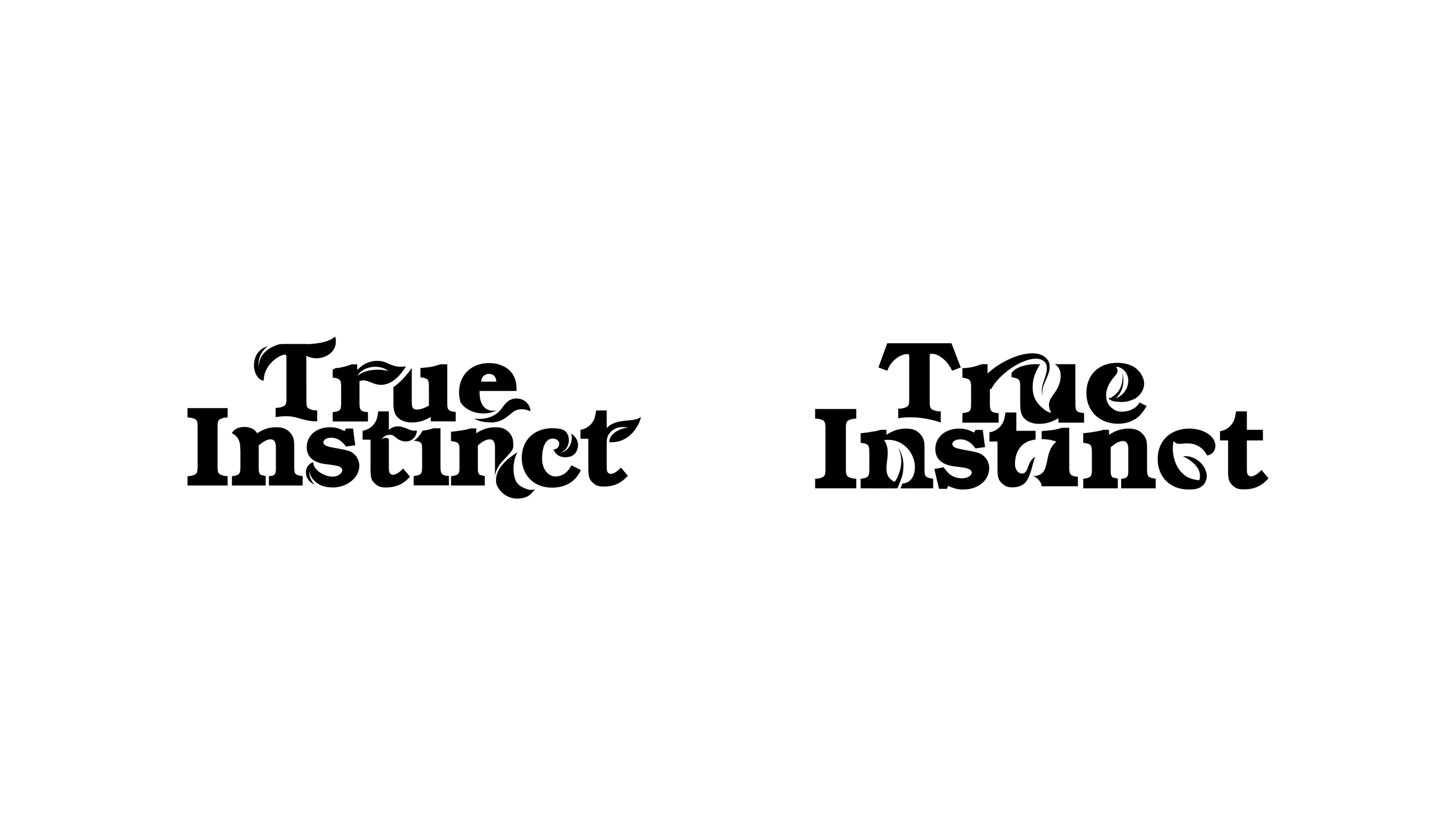 Logo re-design process for True Instinct — Designed by Anton Burmistrov