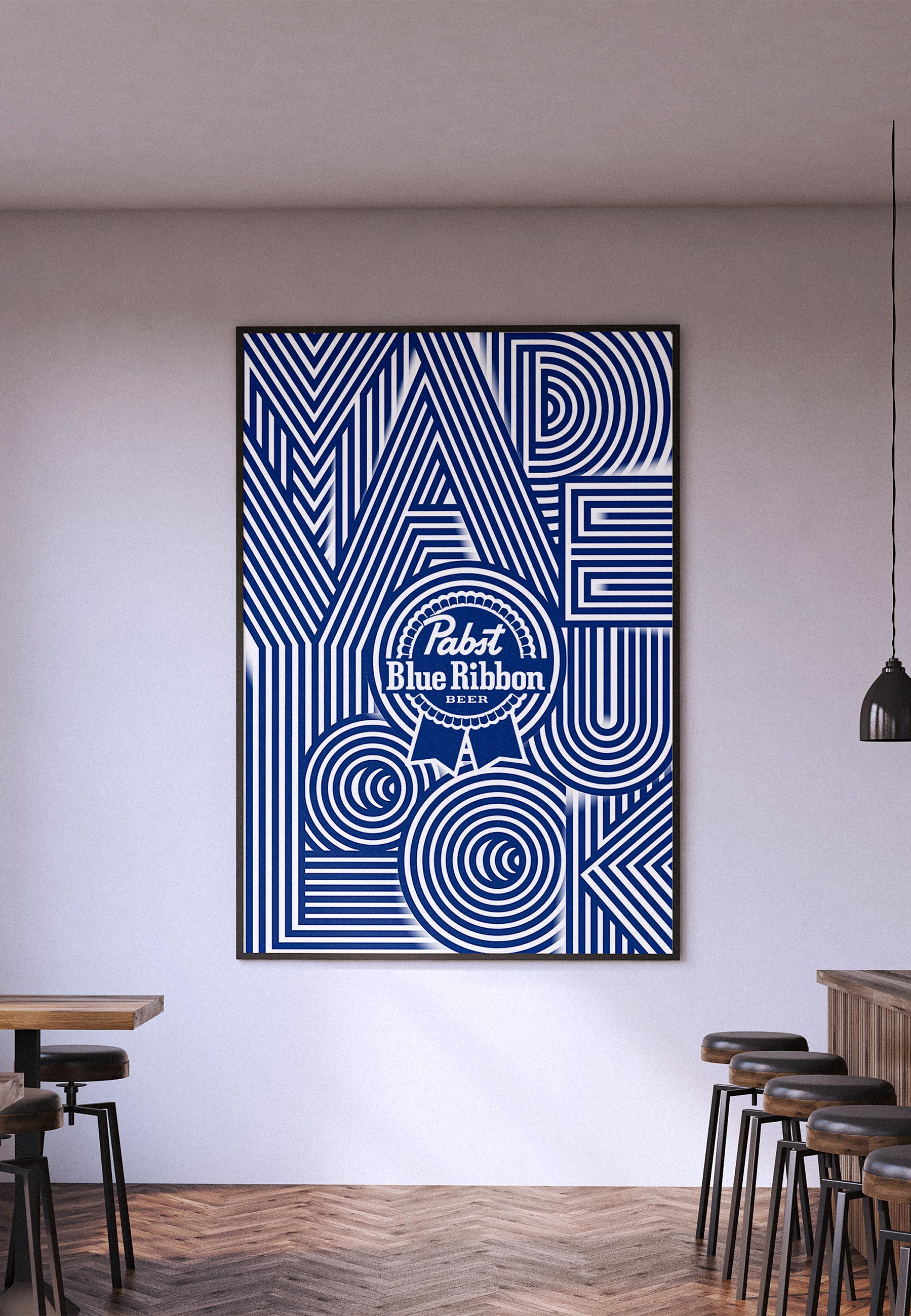 Pabst Blue Ribbon’s can art contest — Designed by Anton Burmistrov
